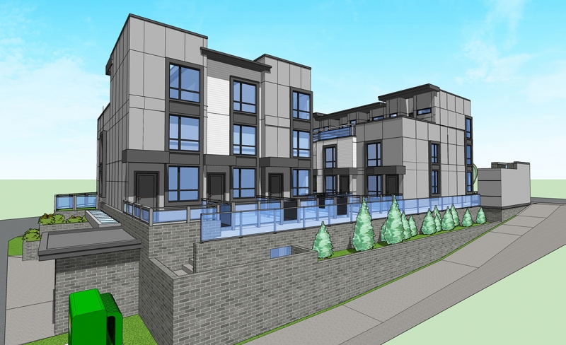 Townhouse Development - Jordan Kutev Architect Inc.